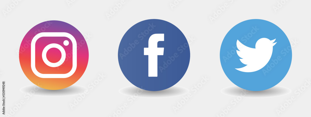 Facebook Twitter Vector Logo