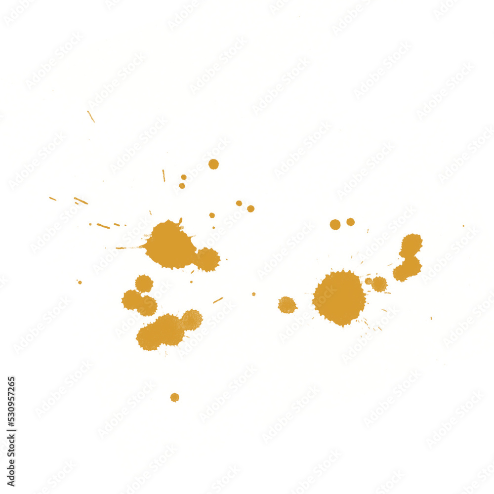 Gold Splatter Paint Splash Stock Illustration | Adobe Stock