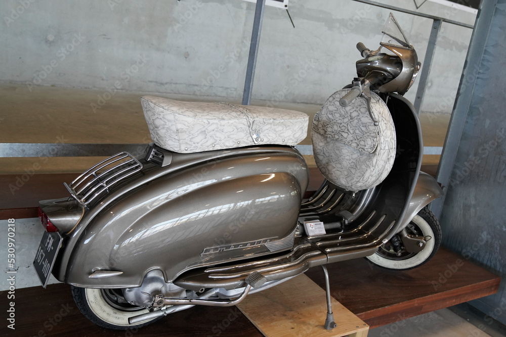 lambretta 125 li Italian scooter grey vintage old timer 60s motorbike ...