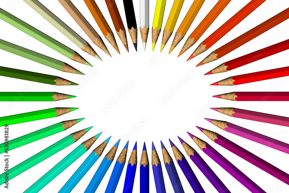 PNG, Trasparente. Matite colorate su sfondo Trasparente. Stock ...