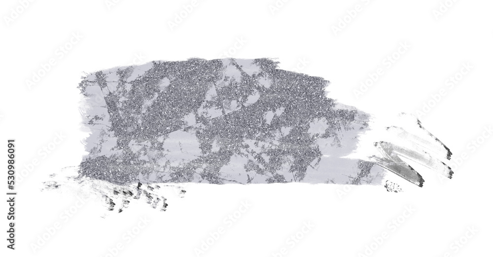 Design element, silver brush stroke. PNG illustration Stock ...