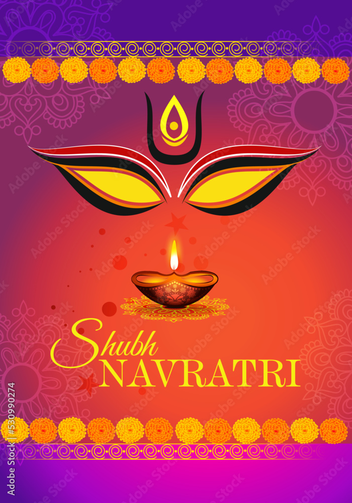 Vector design of Indian couple playing Garba in Dandiya Night Navratri ...