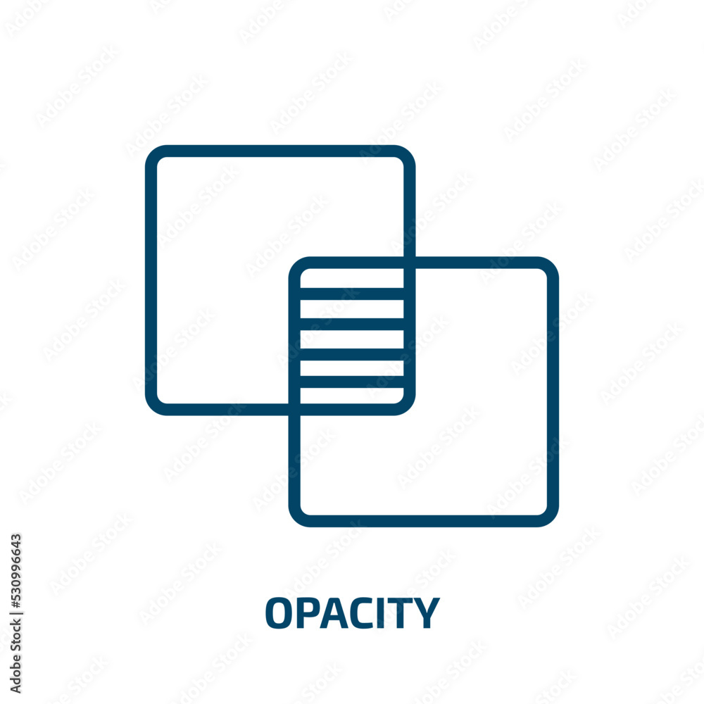 opacity icon from edit tools collection. Thin linear opacity ...