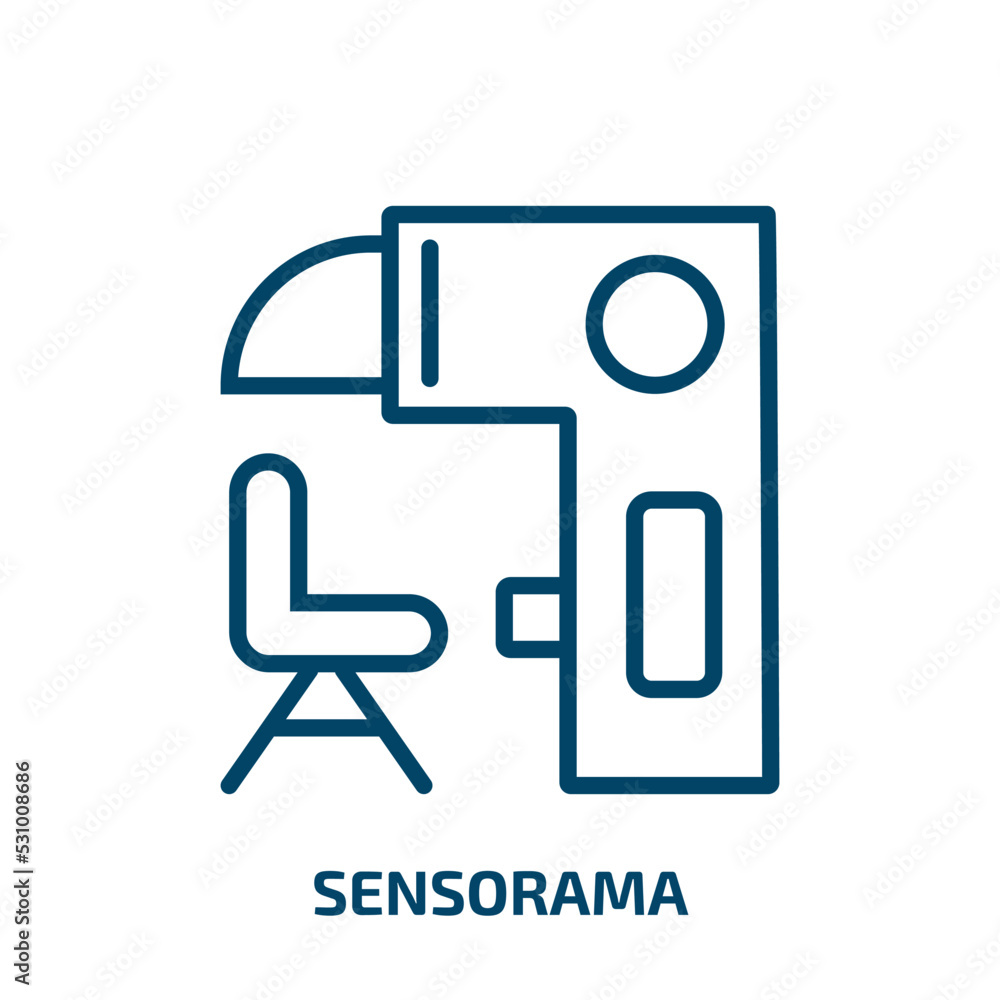 sensorama icon from artificial intellegence and future technology ...