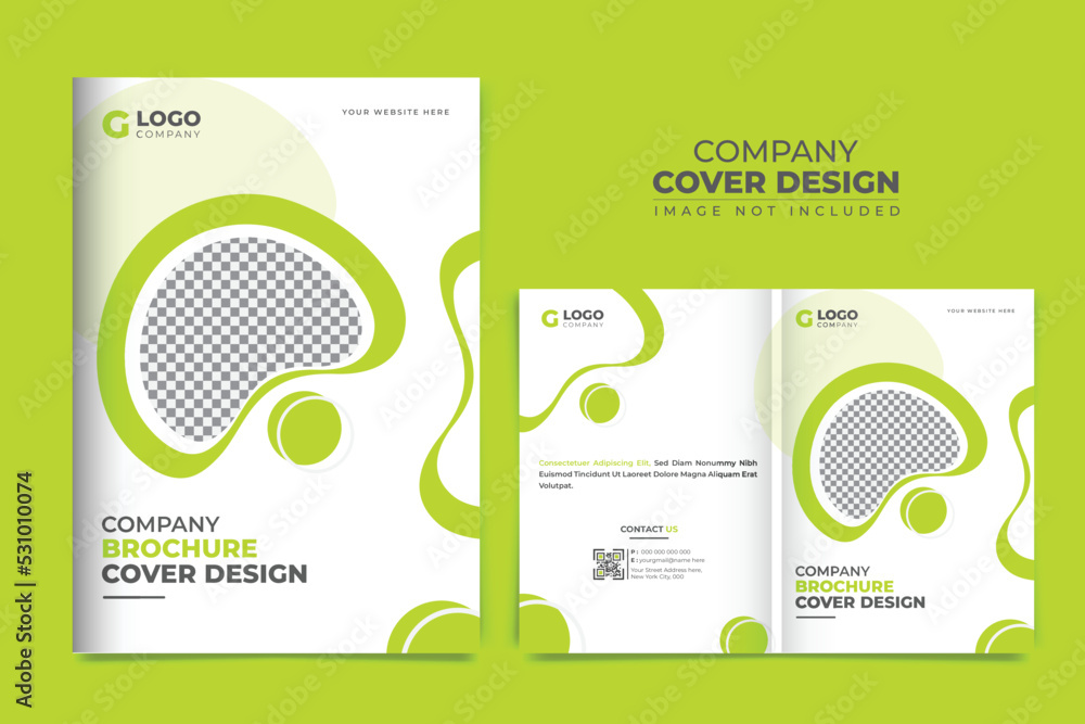 Creative brochure cover template design and company profile book cover ...