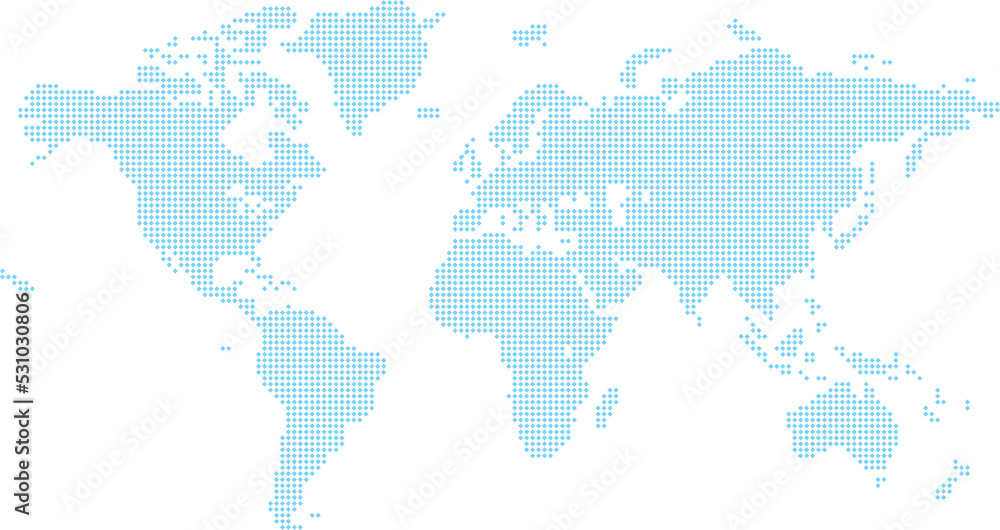 Diamond Flat Squares Map World Background Stock Illustration | Adobe Stock