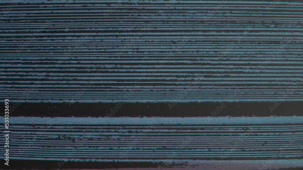 Vidéo Stock Distorted TV Signal is Causing Interference. Loop. The ...