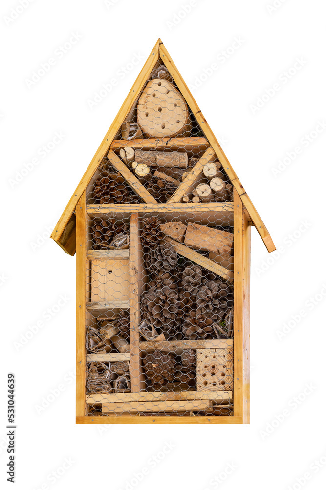 Insect hotel. This insect hotel is a tool for integrated pest control ...
