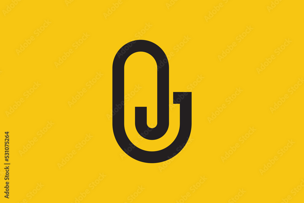 Minimal GJ logo. Icon of a JG letter on a luxury background. Logo idea ...