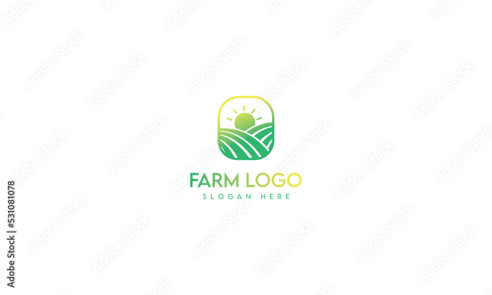 Farm Logo Design Template, Natural, Agriculture, Farming Logo Vector ...