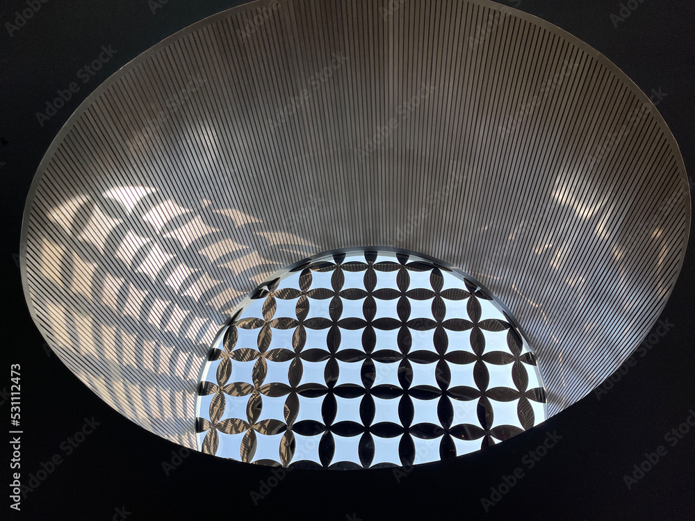 Interesting and unique artistic building roof pattern and texture for ...