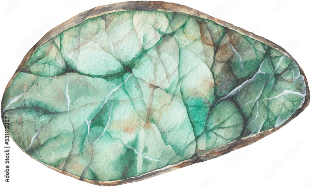 Transparent Background jade stone Illustration Png. Transparent Clipart ...
