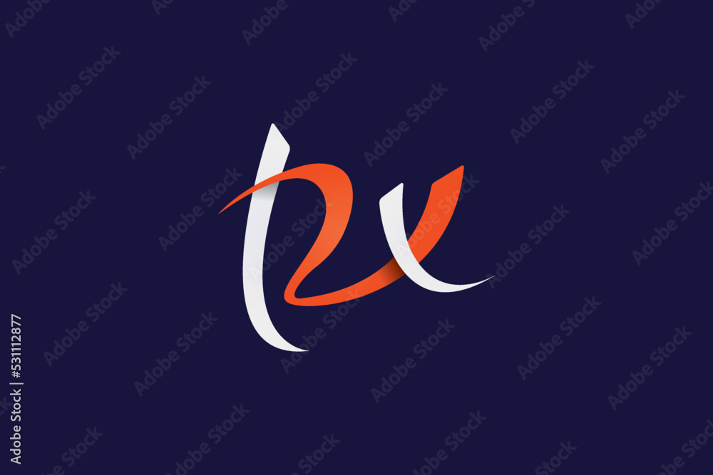Unique Letter RX or XR or TRX or XRT Logo Design Stock Vector | Adobe Stock