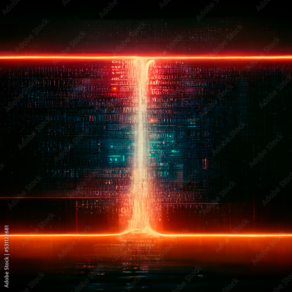 Screen Quantum programming computer cyberpunk futuristic wallpaper ...
