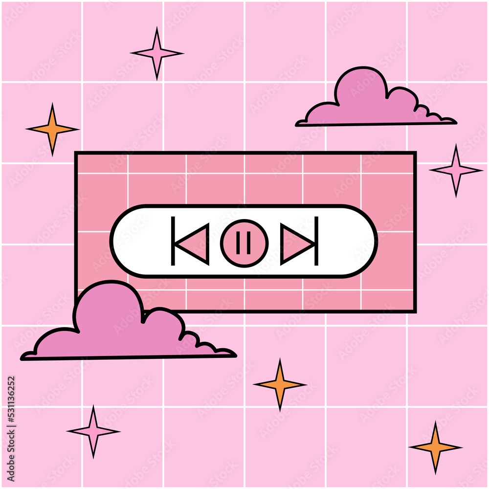 Retrowave y2k template. Old pc game frame. Retro computer aesthetic ...