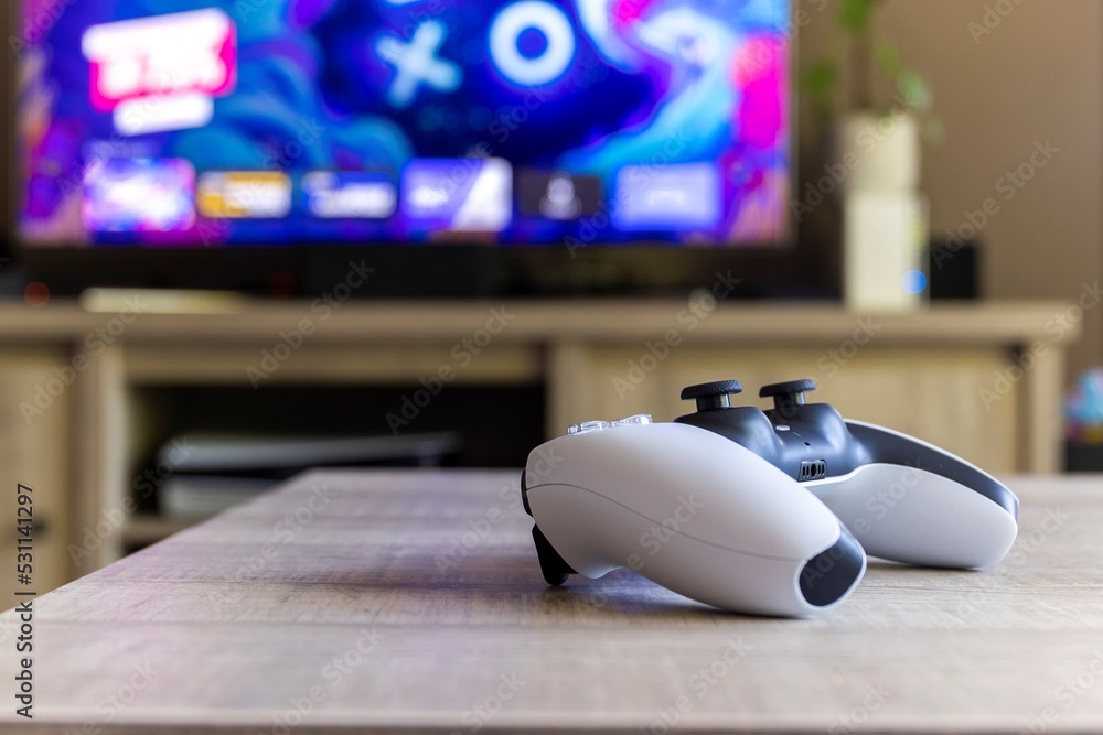 BRECHT, BELGIUM – AUGUST 14 2022: A close side portrait of a Sony ...