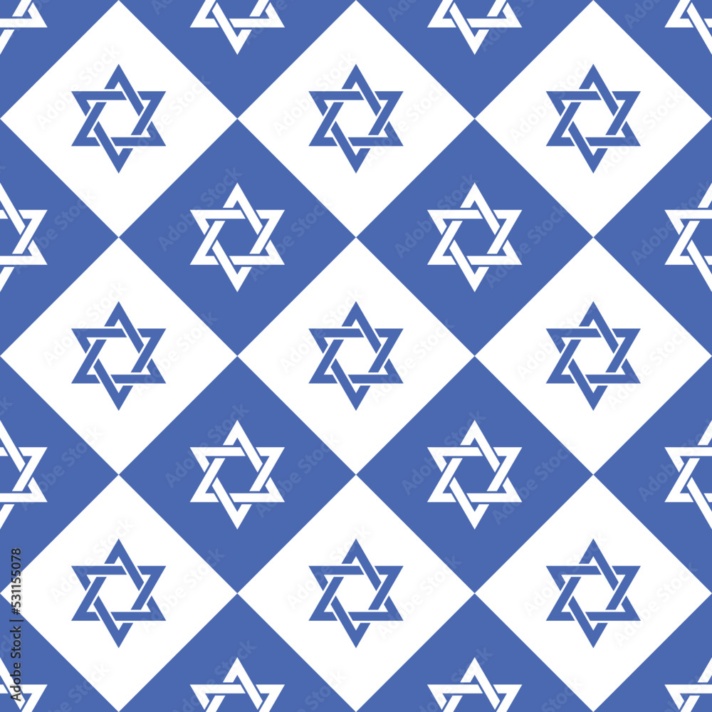 Jewish Star Background