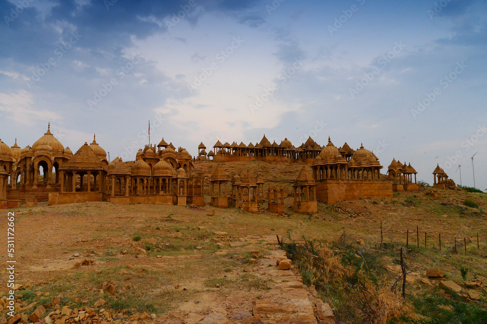 Bada Bagh or Barabagh, means Big Garden, is a garden complex in ...