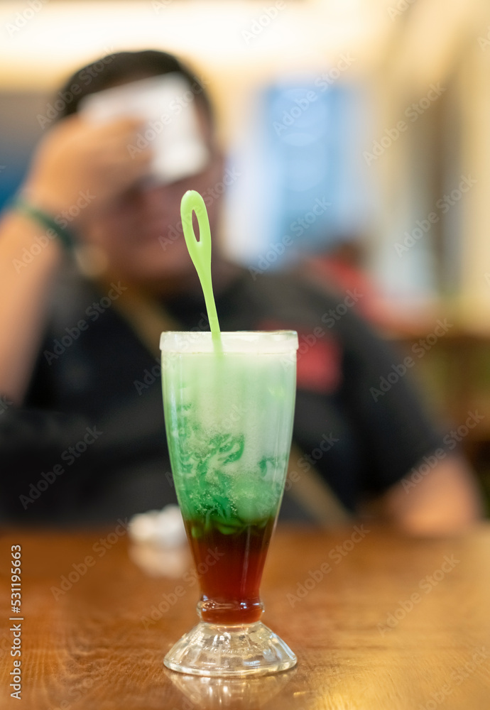 Es cendol is Indonesia traditional iced dessert. Popular during fasting ...