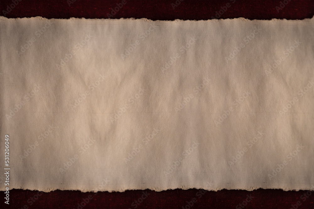 Vintage paper. Old paper with scuffs and folds. Old crumpled paper from ...