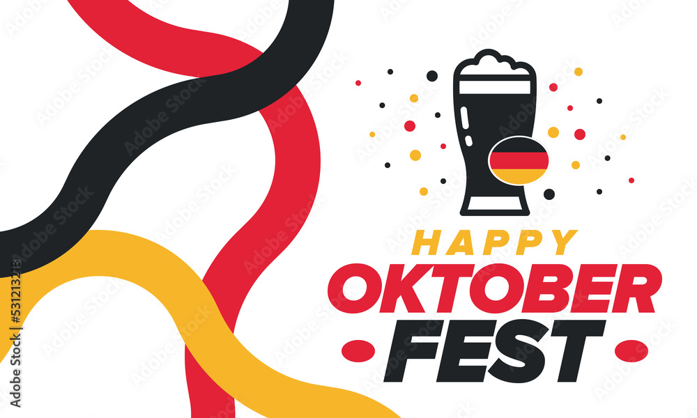 Oktoberfest. Traditional beer festival in Germany. Celebration annual ...