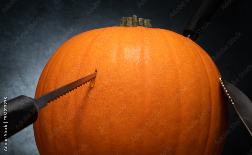 Halloween pumpkin carving tools for Jack Lantern (Jack-o'-lantern) face ...