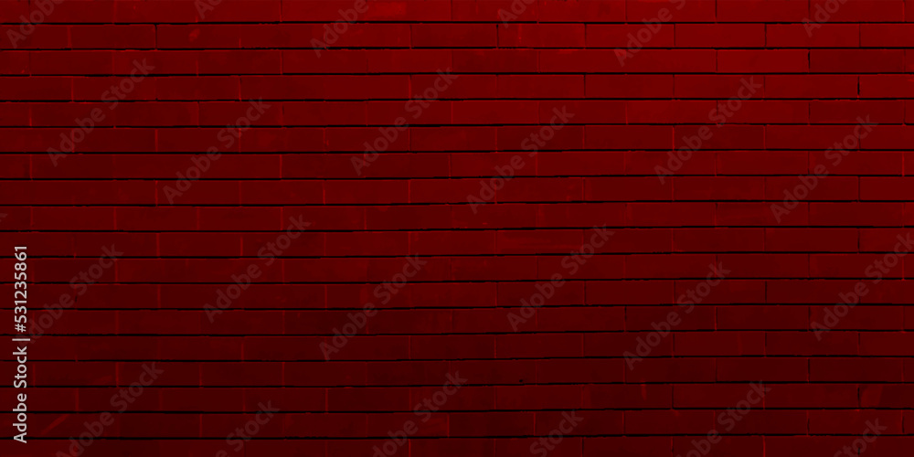 Brick wall texture. Realistic brick background. Red brick wall ...