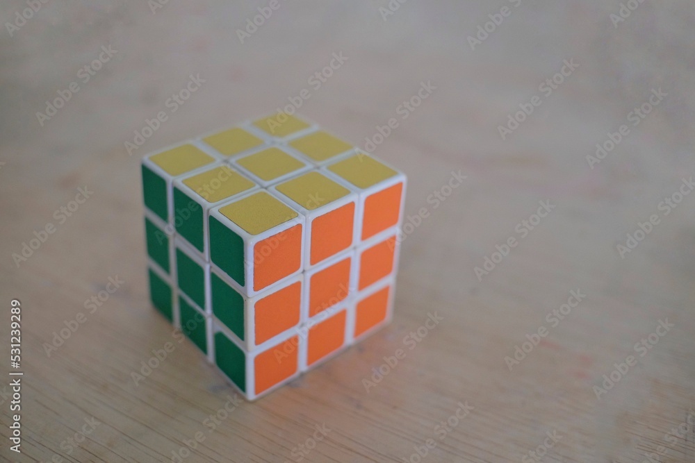 Yogyakarta, Indonesia, April 10, 2020. Rubic successfully solved, by ...