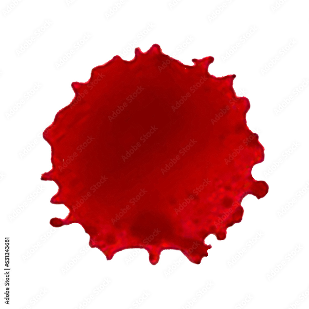 Red stain blot paint wine blood. Vector illustration Stock Vector ...