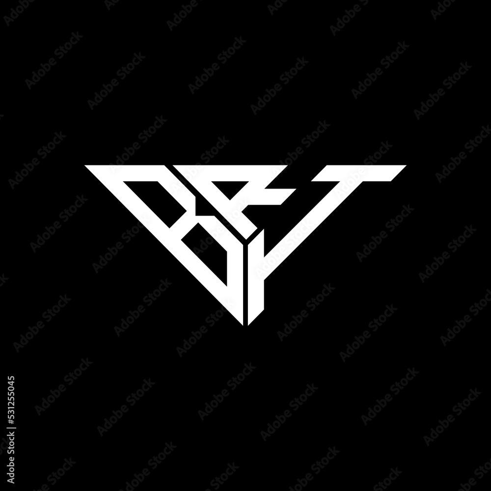 BRI letter logo creative design with vector graphic, BRI simple and ...