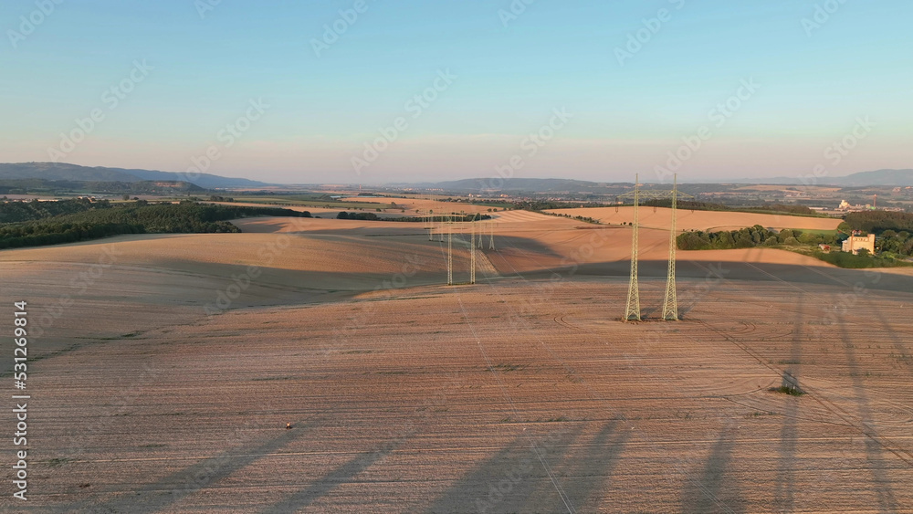 Fields erosion damage soil drone aerial inappropriately managed soil ...