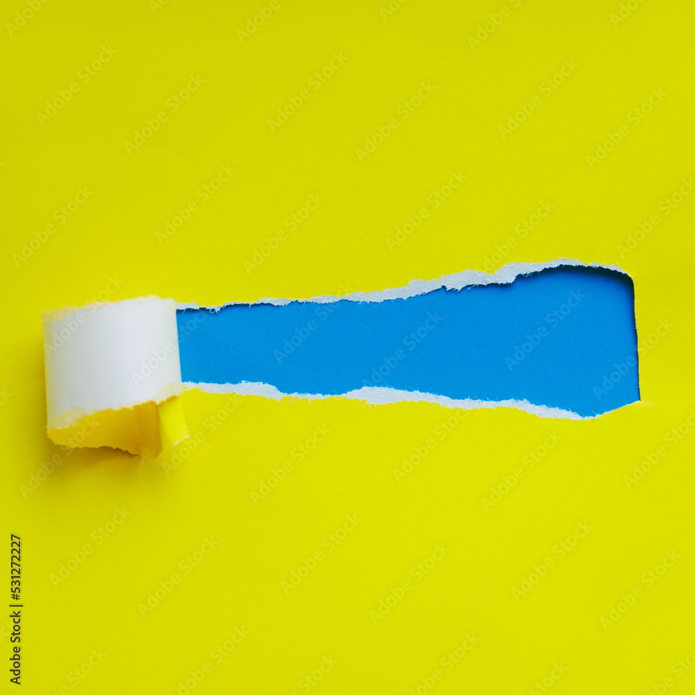 The background for the text is yellow paper with a blue background for ...