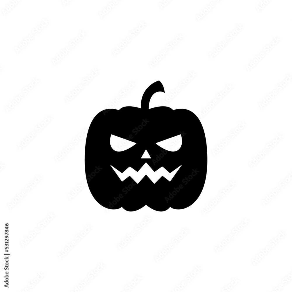 Calabaza de halloween. Colección de caras de calabaza. Concepto de ...
