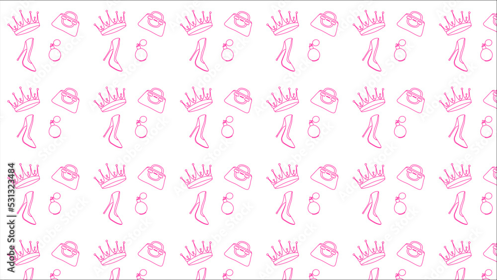 Pink pattern Stock Vector | Adobe Stock