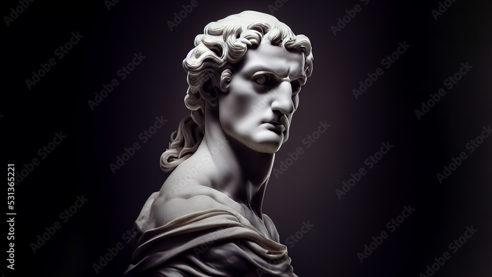 Ares Greek God Of War Statue Head