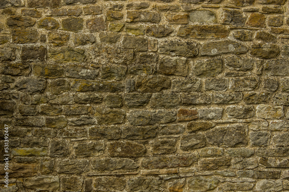 Medieval castle stone wall texture for background Stock Photo | Adobe Stock