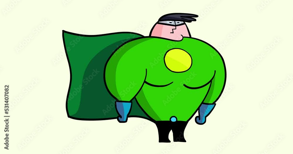 Vidéo Stock Ecology superhero green transformation from ecologist ...