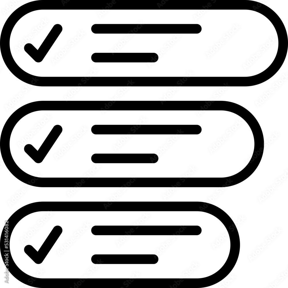 Prioritize Tasks Icon Stock Vector | Adobe Stock