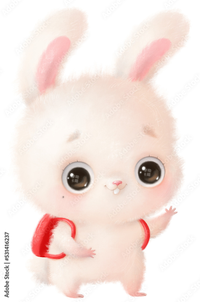 Transparent illustration of cute cartoon back to school animals bunny ...