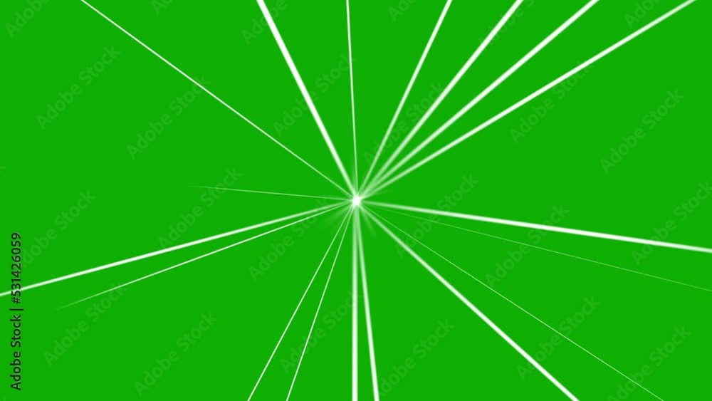 Light rays pattern motion graphics with green screen background Stock ...