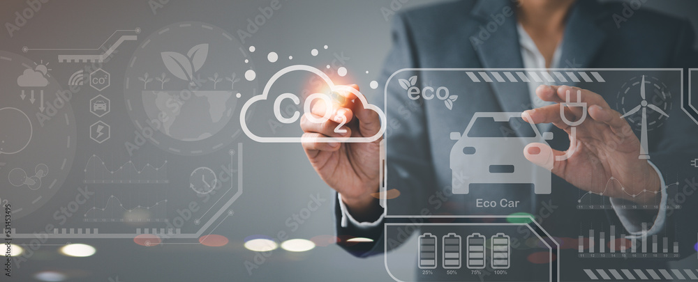 Sustainable development and innovation green business concept ...