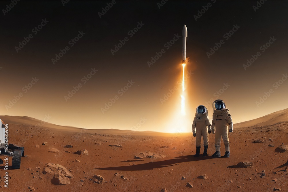 First Visit To Mars