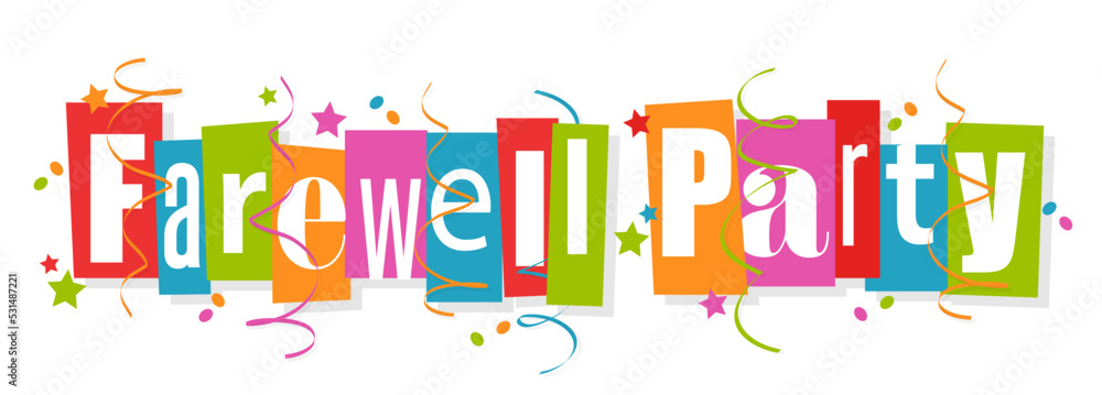 Farewell party Stock Vector | Adobe Stock