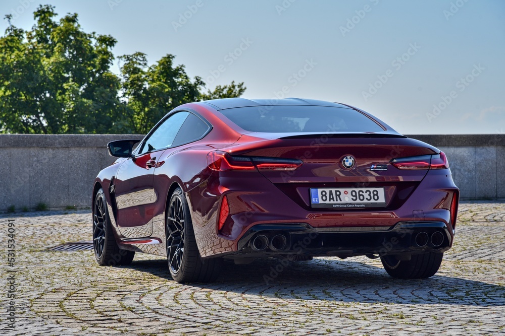 BMW M8 Competition. A luxury sports coupe, powered by a powerful eight ...