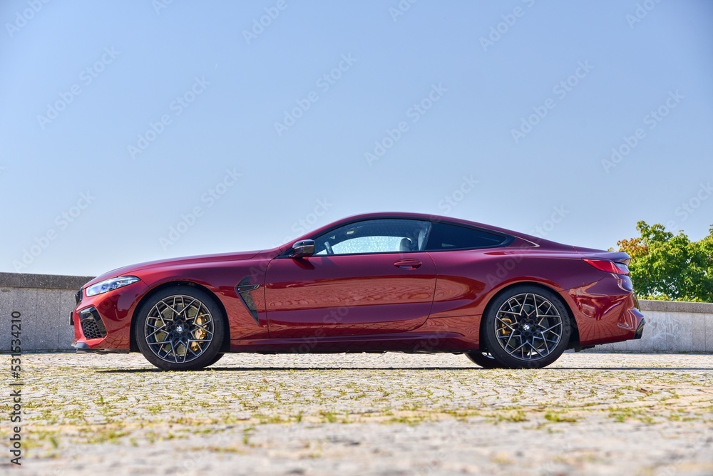 BMW M8 Competition. A luxury sports coupe, powered by a powerful eight ...