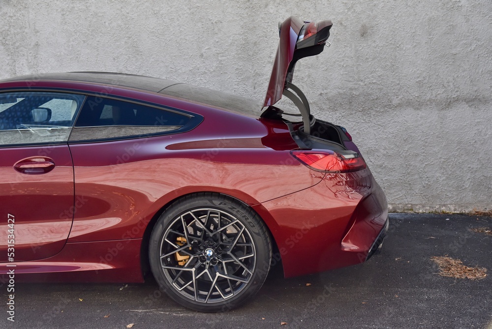 BMW M8 Competition. A luxury sports coupe, powered by a powerful eight ...