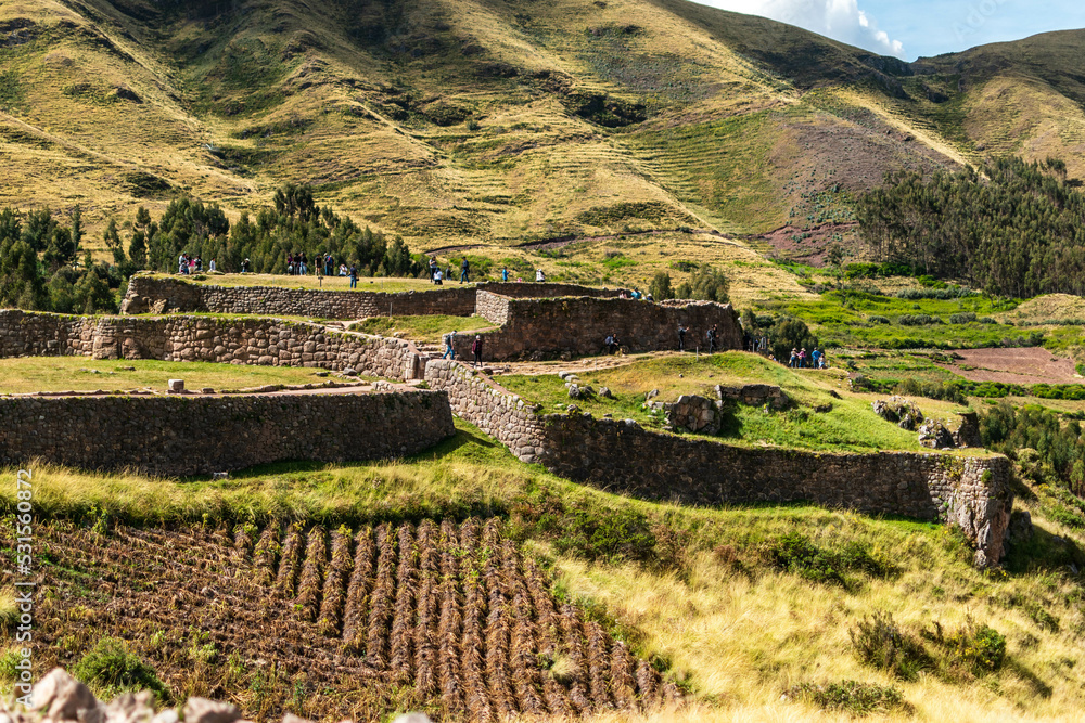 pukapukara, archeological site where the incas used to rest when they ...