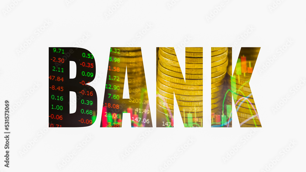 Business word. Stock market or forex trading graph and candlestick ...