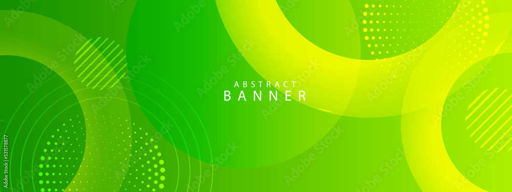 abstract green background with circular element design Stock Vector ...