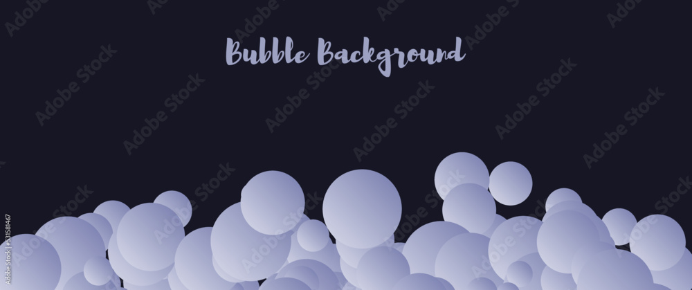 Abstract modern bubble gradient seamless pattern or background design ...
